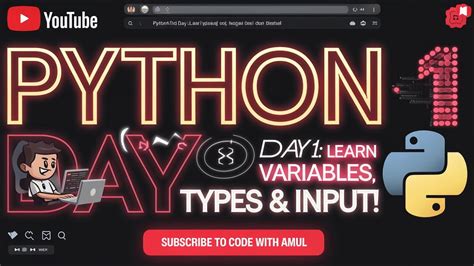 Python Day 1 Learn Variables Data Types And Input Learnpython