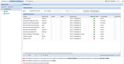 Software License Reconciliation