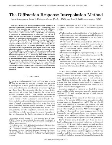 pdf the diffraction response interpolation method dokumen tips