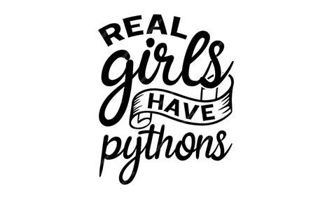 Premium Vector A Black And White Illustration Of A Real Girls Have Pythons