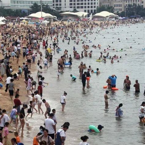 消暑好去处清凉浴场保鲜了高温天气警惕这种危险 游客 第一海水浴场 待机