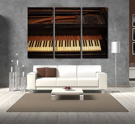 Vintage Wall Art Piano Wall Art Living Room Decor Vintage Photo