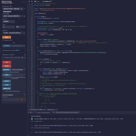Lesson 4 VM Error Revert Smartcontractkit Full Blockchain Solidity