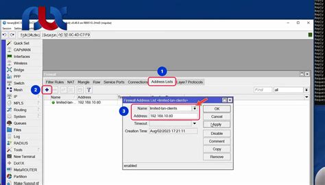 آموزش ساخت Address Lists آموزش رایگان میکروتیک جلسه 32