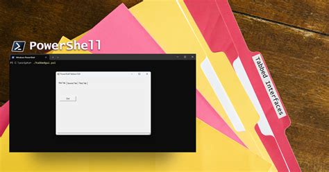 How To Create A Tabbed Gui Interface In Powershell