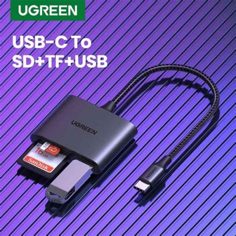 Promo Ugreen Usb Type C Memory Card Reader Usb Tf Slot Sd Card Slot Diskon 23 Di Seller