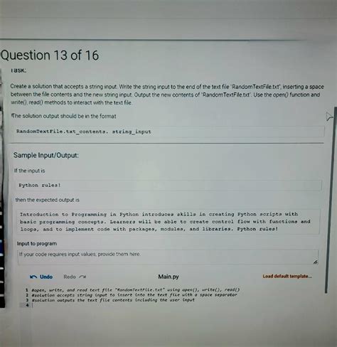 solved create a solution that accepts a string input write