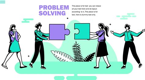 Problem Solving With Jigsaw And Two People Concept