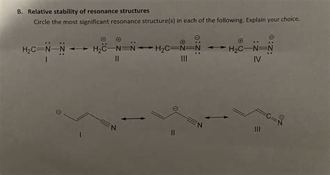 Solved A Resonance Structures Draw Resonance Structure S