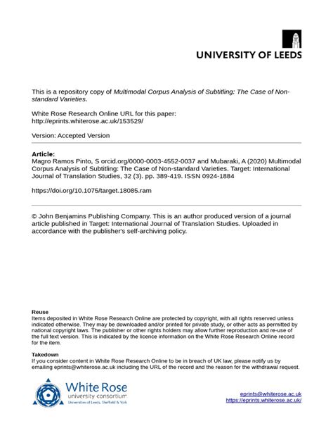 Ramos Pinto And Mubaraki 2021multimodal Corpora Analysis Of
