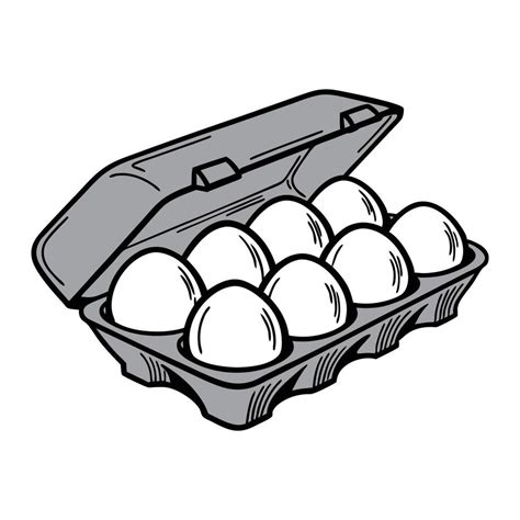 Eggs In A Carton 60217218 Vector Art At Vecteezy