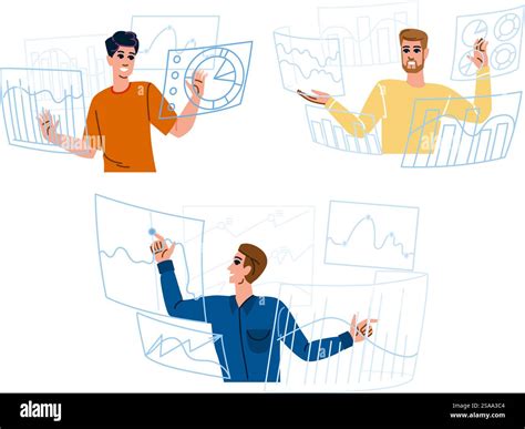 Graph Man Chart Vector Statistics Analysis Trends Report Metrics Perforce Graph Man Chart