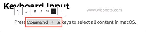 how to add keyboard inputs in wordpress site webnots