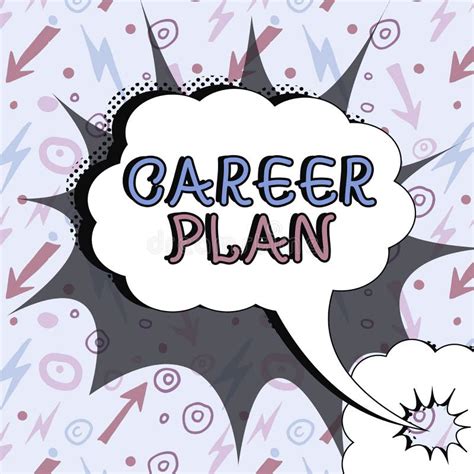 Plan De Carrera De Texto De Escritura A Mano Proceso Continuo De Ideas