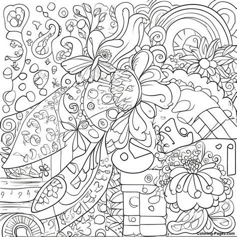 Colorful Algebraic Expressions Coloring Page Coloring