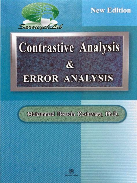 Contrastive Analysis Error Analysis Pdf Linguistics Second Language
