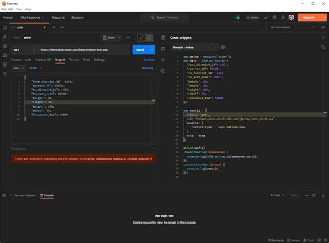 Submit Body định Dạng Json Bằng Axios Programming Dạy Nhau Học