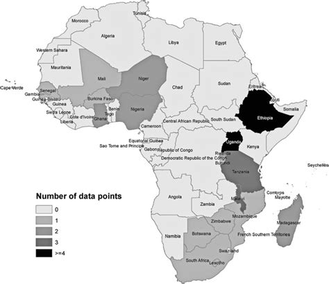 Geographic Representation Of Data Points For Gender Land Analysis Download Scientific Diagram