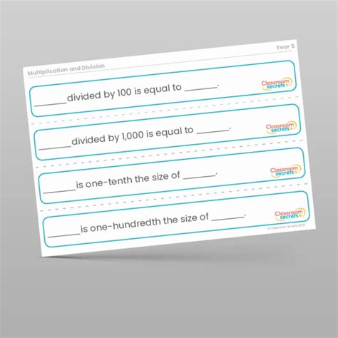 Year 2 Multiplication And Division Stem Sentences Resource Classroom