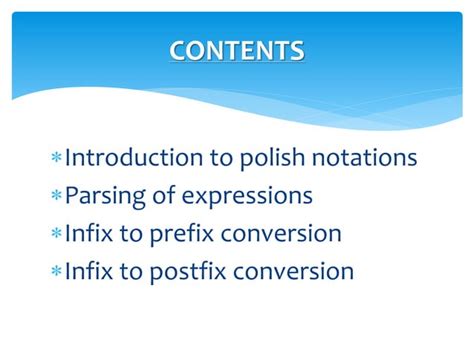 Polish Notation In Data Structure Pptx Programming Languages Computing