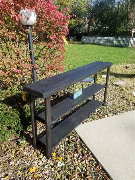 RUSTIC SOFA TABLE Console Rustic Reclaimed Wood 14x80x40h Long Etsy