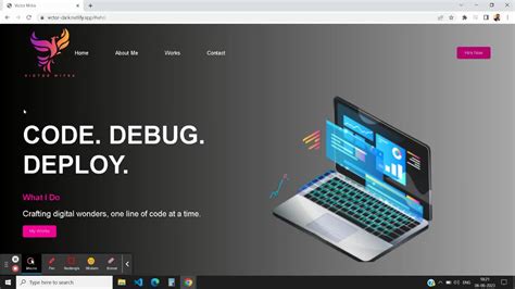 victor mitra on linkedin personalportfolio webdevelopment react