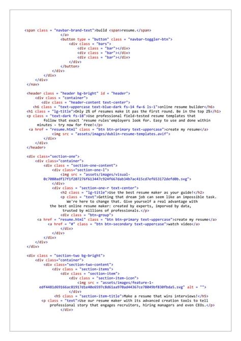 Microprojectcss Resumepdf Client Side Scripting Pdf