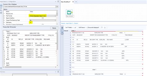 extract particular data from txt file to excel fil alteryx community