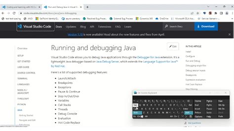 A Y Visual Studio Code Services Docs Java Run And Debug Usability On Activating Skip To Main