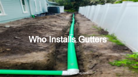 Who Installs Gutters Gutter Hq