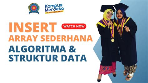 Asd4 Implementasi Insert Sederhana Pada Array Youtube