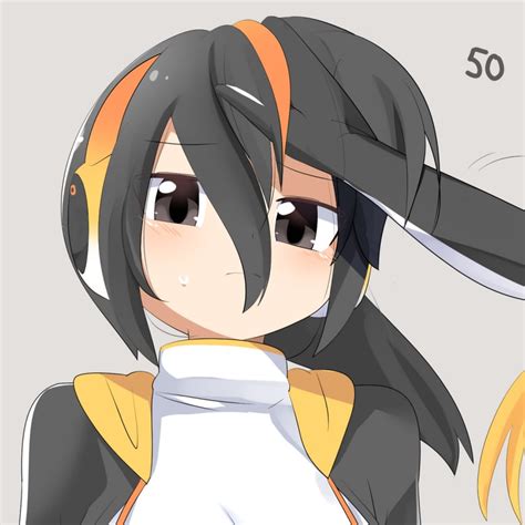 Emperor Penguin And Rockhopper Penguin Kemono Friends Drawn By