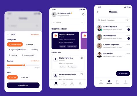Hireme Job Finder App Ui Kit For Flutter Mobile App By Dhiwise