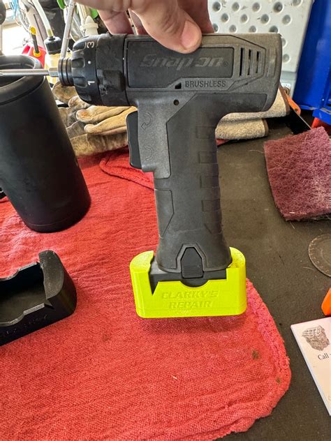 3d printed magnetic battery boot for 14 4v snap on batteries etsy