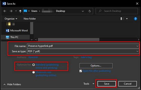 How To Convert Word To PDF With Hyperlinks Complete Guide