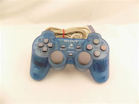 Sony Playstation Ps1 Psone Controller Clear Blue Starboard Games