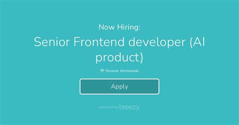 Senior Frontend Developer Ai Product At Social Discovery Group