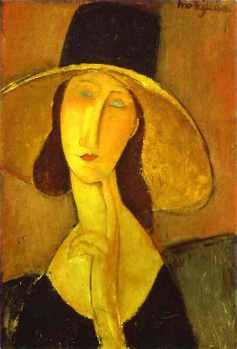 Art Reproductions Portrait Of Woman In Hat Jeanne Hébuterne In Large