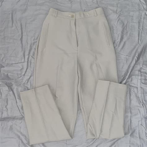 Alia Elastic Waist Khaki Pants Super Flattering Depop