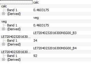 Calculating Landsat NDVI Images Using QGIS Geographic Information Systems Stack Exchange