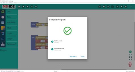 Kb Ide Block Program For Esp32 Board 5 Steps Instructables