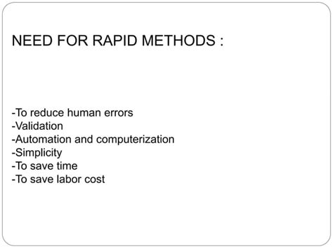 Rapid Methods Of Detection Of Food Borne Pathogens Pptx Chemistry Science