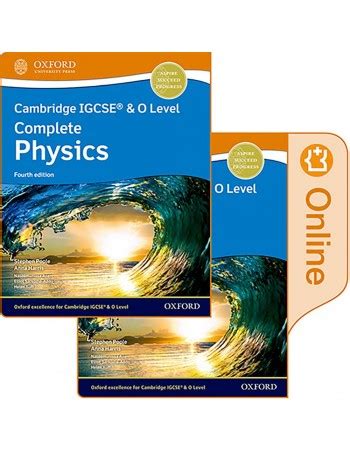 NEW CAMBRIDGE IGCSE O LEVEL COMPLETE PHYSICS PRINT ENHANCED ONLINE Babe BOOK PACK 4E