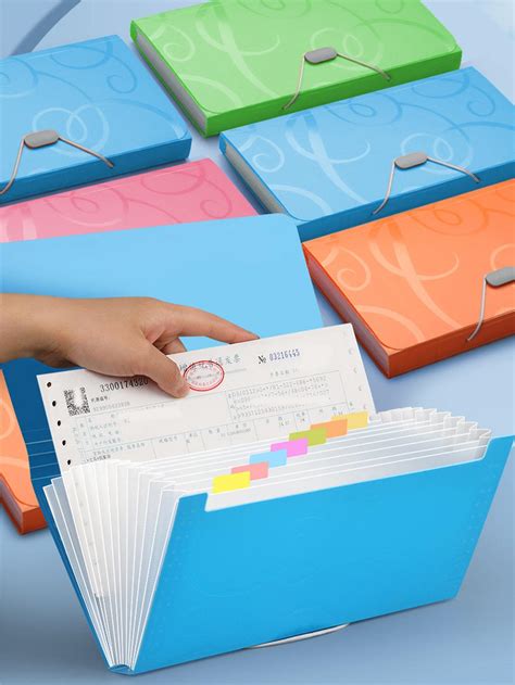 A6 Size Bill Receipt Organizer 13 Layers Accordion Style File Folder