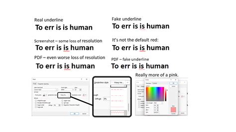 How To Make Fake Spelling Errors Wavy Lines In Excel Im Presenting A Poster On Human Error