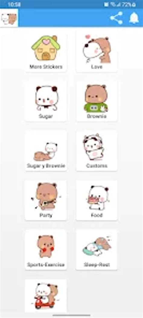 Animated Cute Bears Stickers для Android — Скачать
