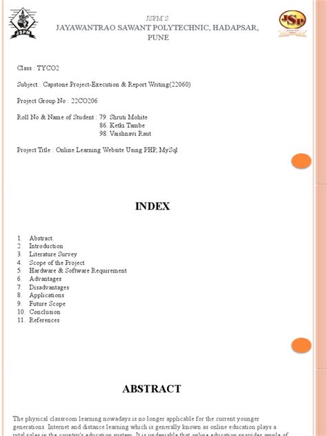 Online Learning Website Using Php Mysql Pdf Educational Technology