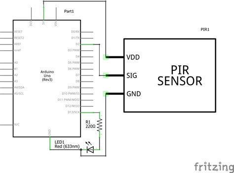 Pir Motion Detector Schematic Diagram Circuit Diagram