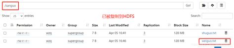 Hadoop Hdfs 常用shell命令 图文详解movefromlocal命令举例 Csdn博客