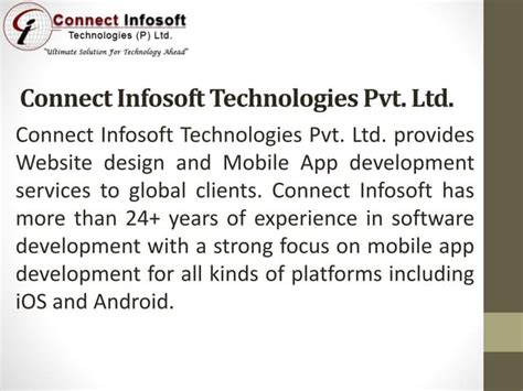 Top 7 Reasons Using Golang For Mobile App Development Connect Infosoftpptx